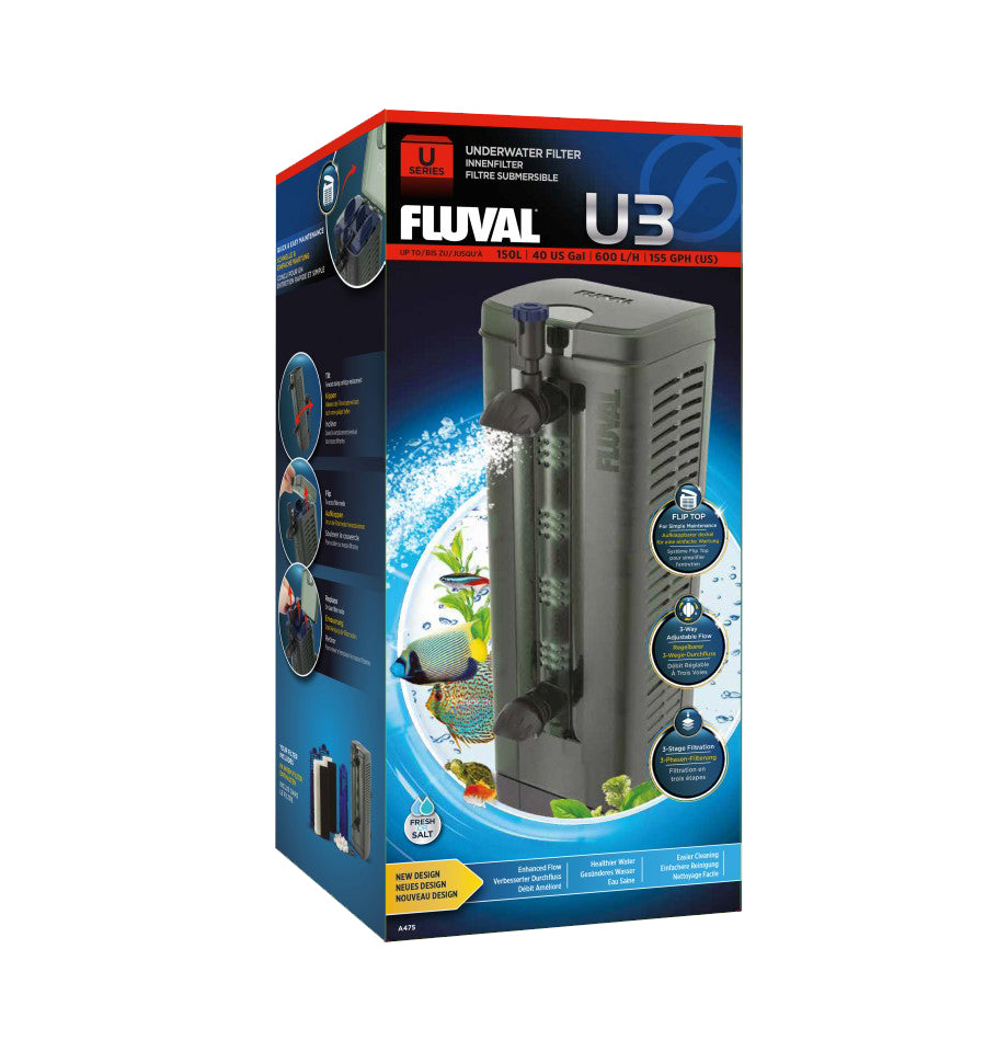 Fluval Internal Filter U3 600l/hr – Pet Deli - Pet & Aquarium Warehouse