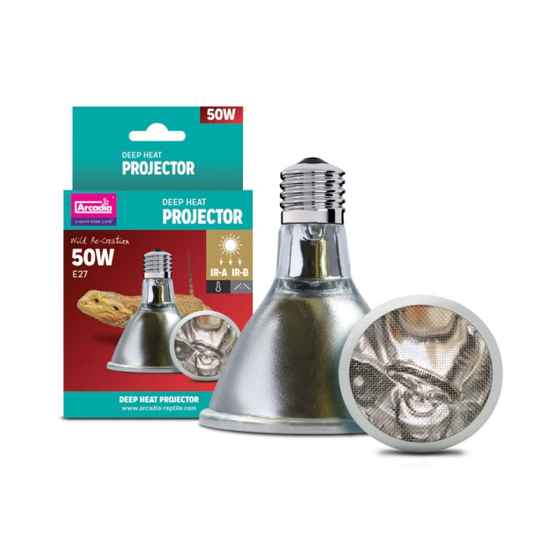 Arcadia Deep Heat Projector 50w – Pet Deli - Pet & Aquarium Warehouse