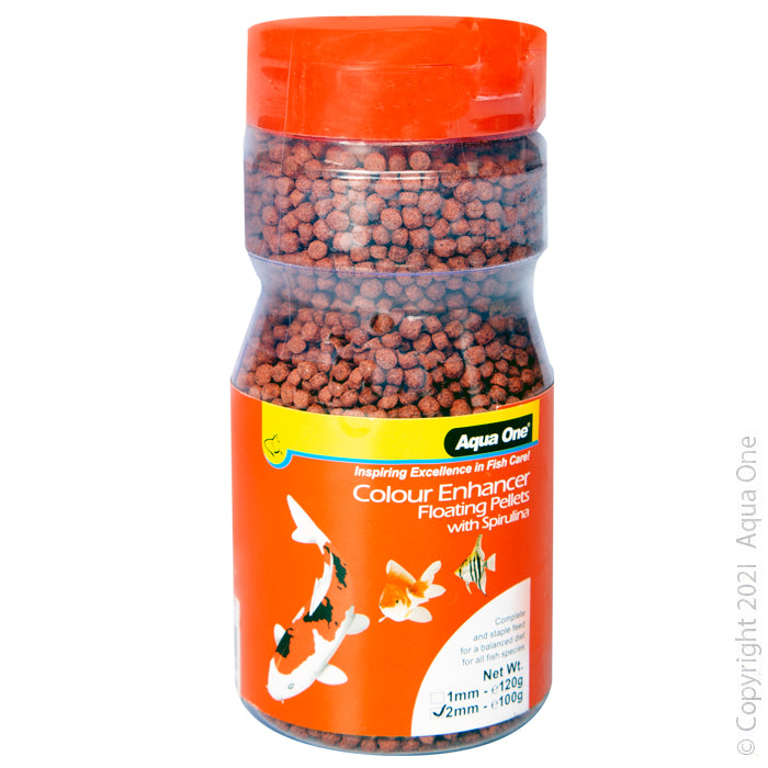 Aqua One Pellet Floating 2mm Colour Enhancer 100g – Pet Deli - Pet ...
