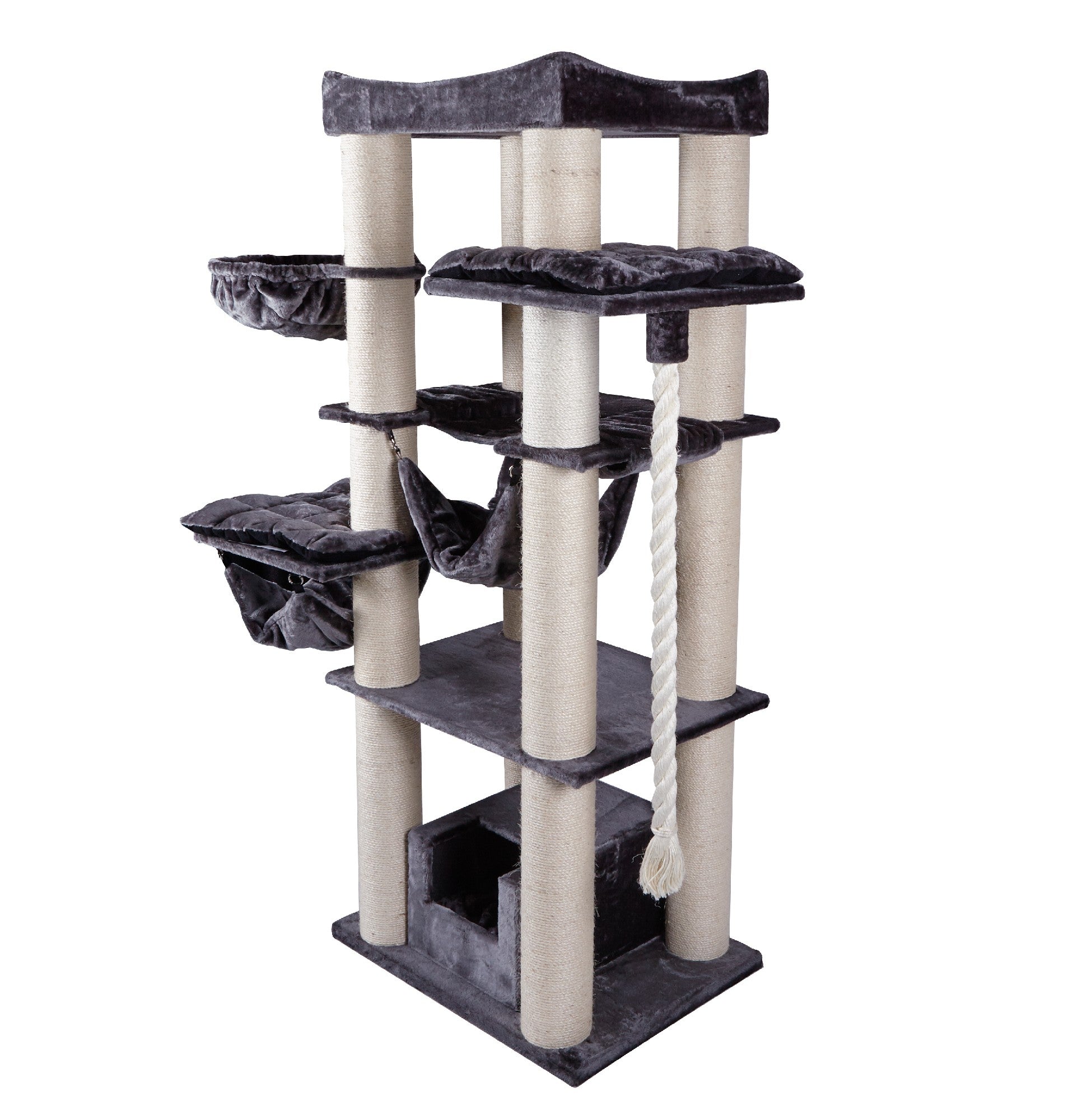 Kazoo Cat Scratch Pole Kitty Tower Playground 15556 – Pet Deli - Pet ...