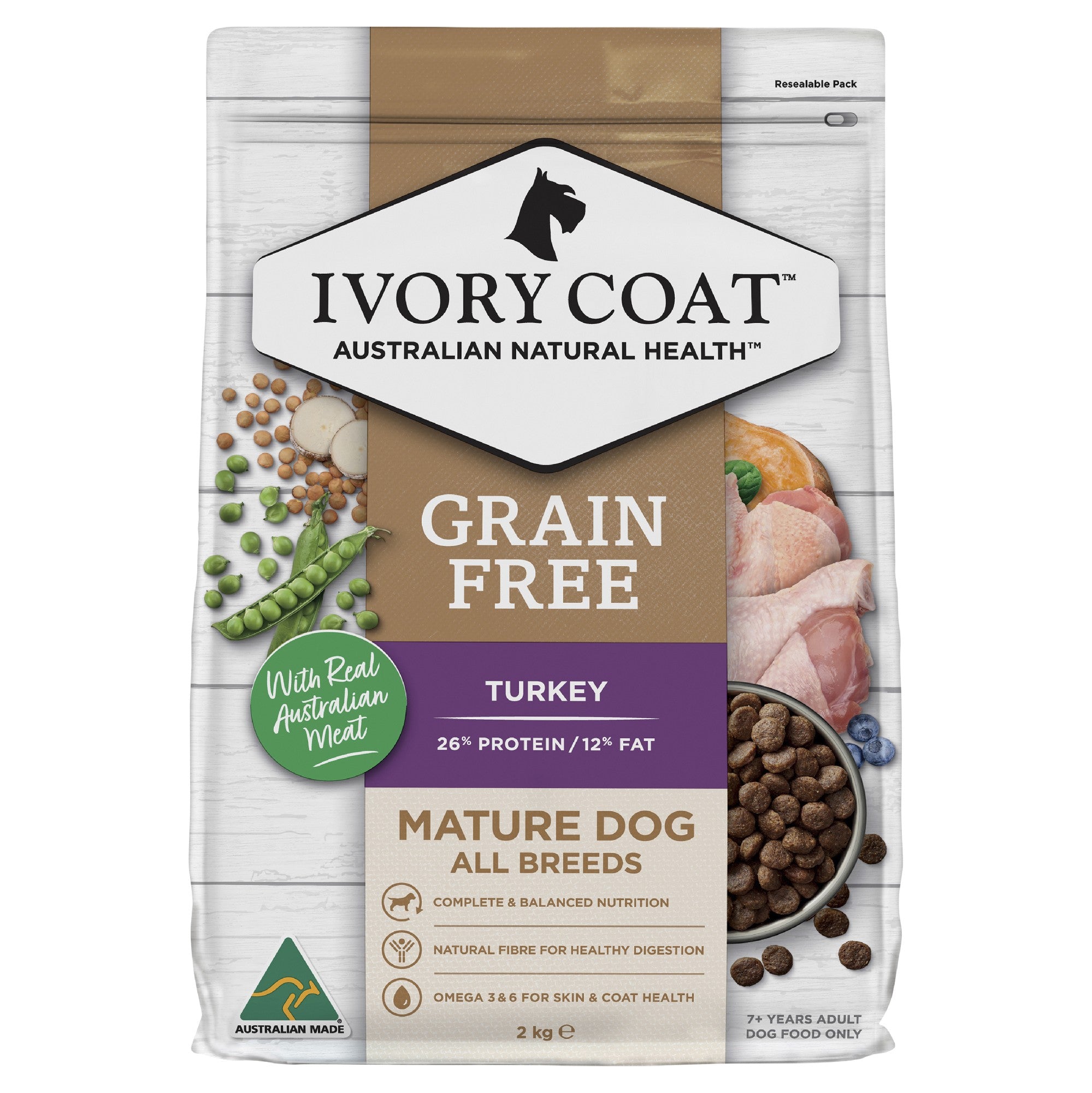 Ivory Coat K9 Reduced Fat Turkey 2kg – Pet Deli - Pet & Aquarium Warehouse