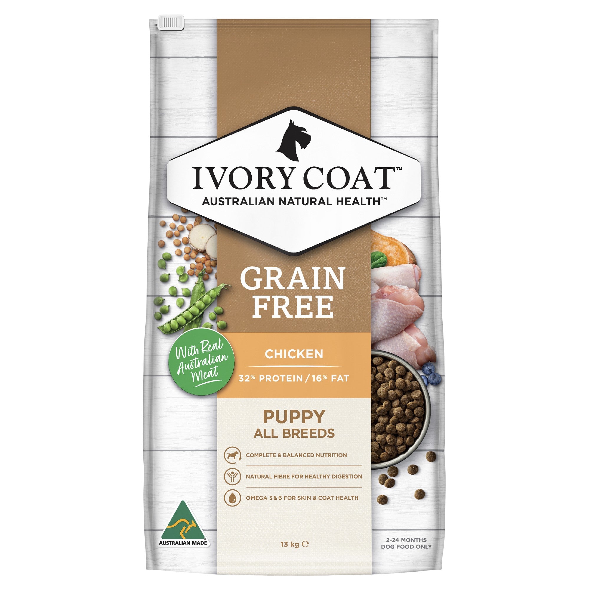 Ivory Coat K9 Puppy Chicken 13kg – Pet Deli - Pet & Aquarium Warehouse