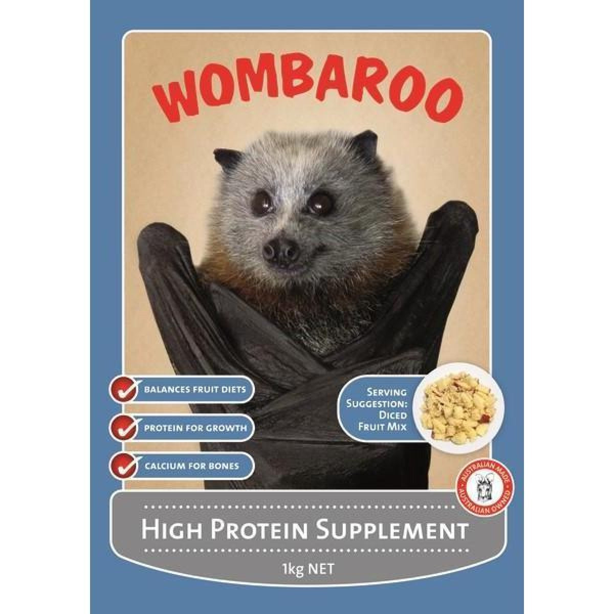 WOMBAROO HIGH PROTEIN SUPPLEMENT 1KG – Pet Deli - Pet & Aquarium Warehouse